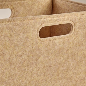 Premium Felt Storage Box. Modern Household Storage. Custom Size Cubbies ...