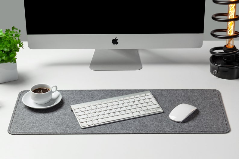 Computer Desk Mat to Organize Your Work Place 5mm Felt Thickness - Etsy