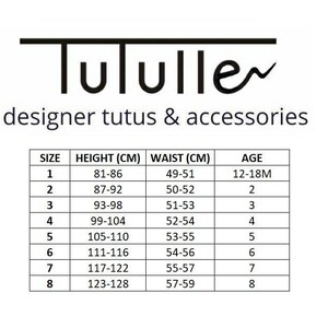 Tutulle Freya Lace Bow Dot Tulle Princess Tutu for Wedding Bride Flower ...