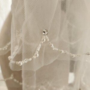 Champagne/moscato Ivory Cathedral 2 Tier Blusher Tulle Veil for Wedding ...