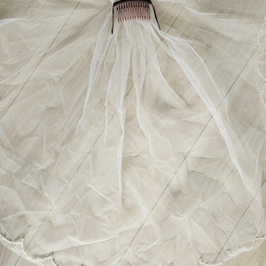 Champagne/moscato Ivory Cathedral 2 Tier Blusher Tulle Veil for Wedding ...