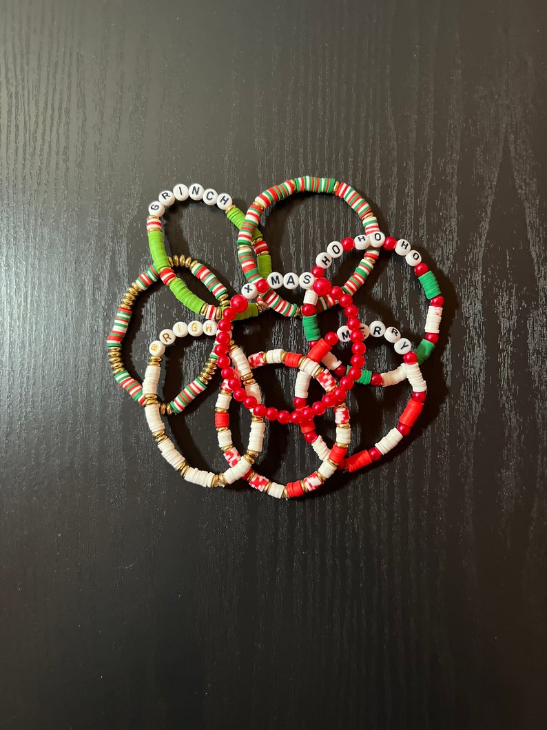 Christmas Themed Bracelets - Etsy