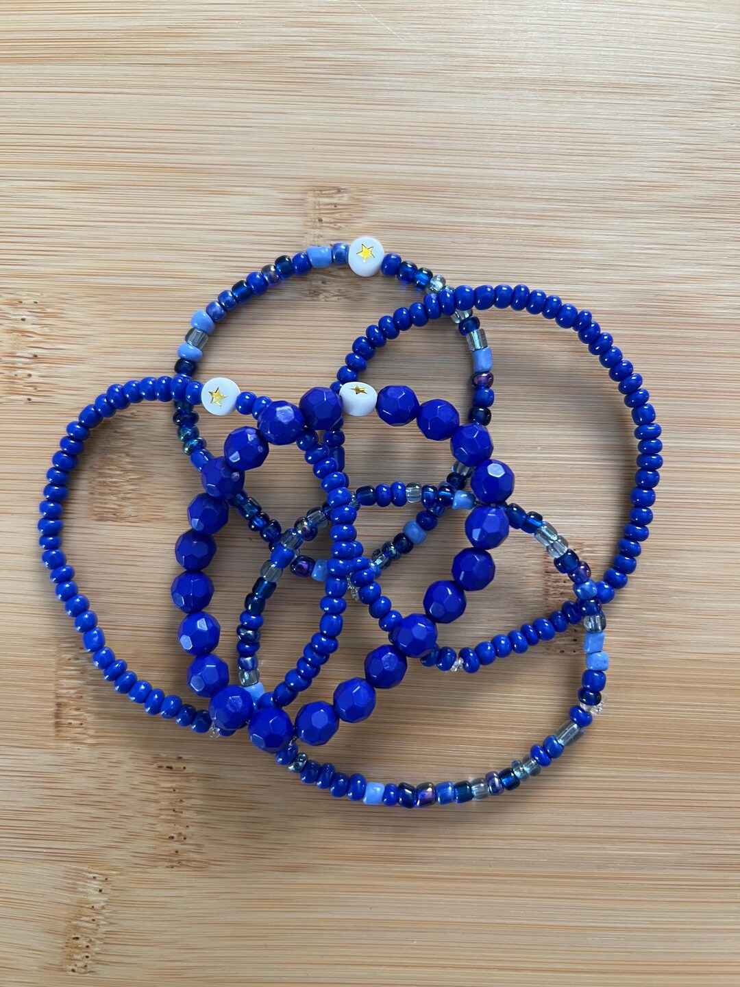 Blue Star Bracelets - Etsy