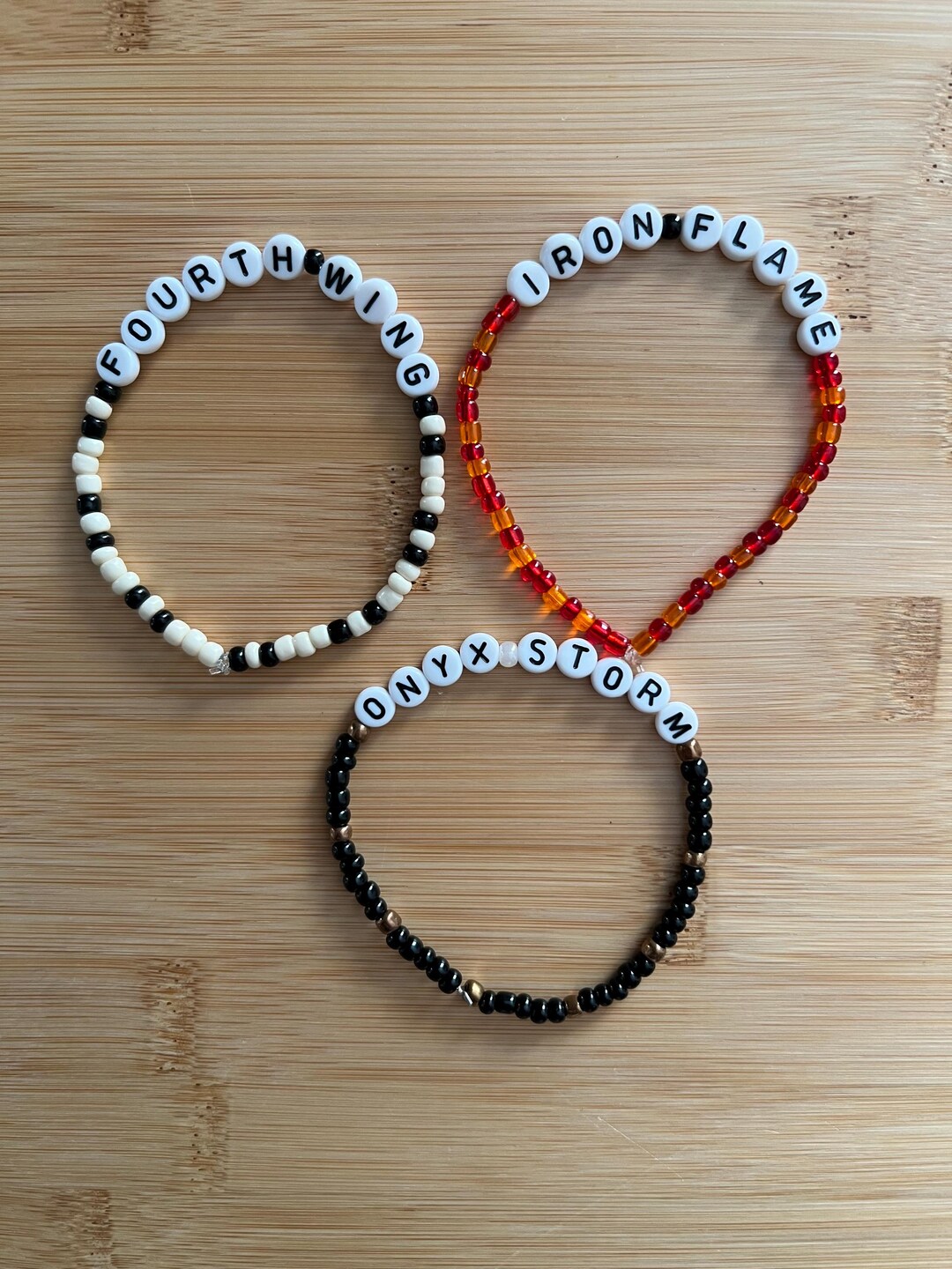 Fourth Wing Themed Bracelets the Empyrean Series - Etsy