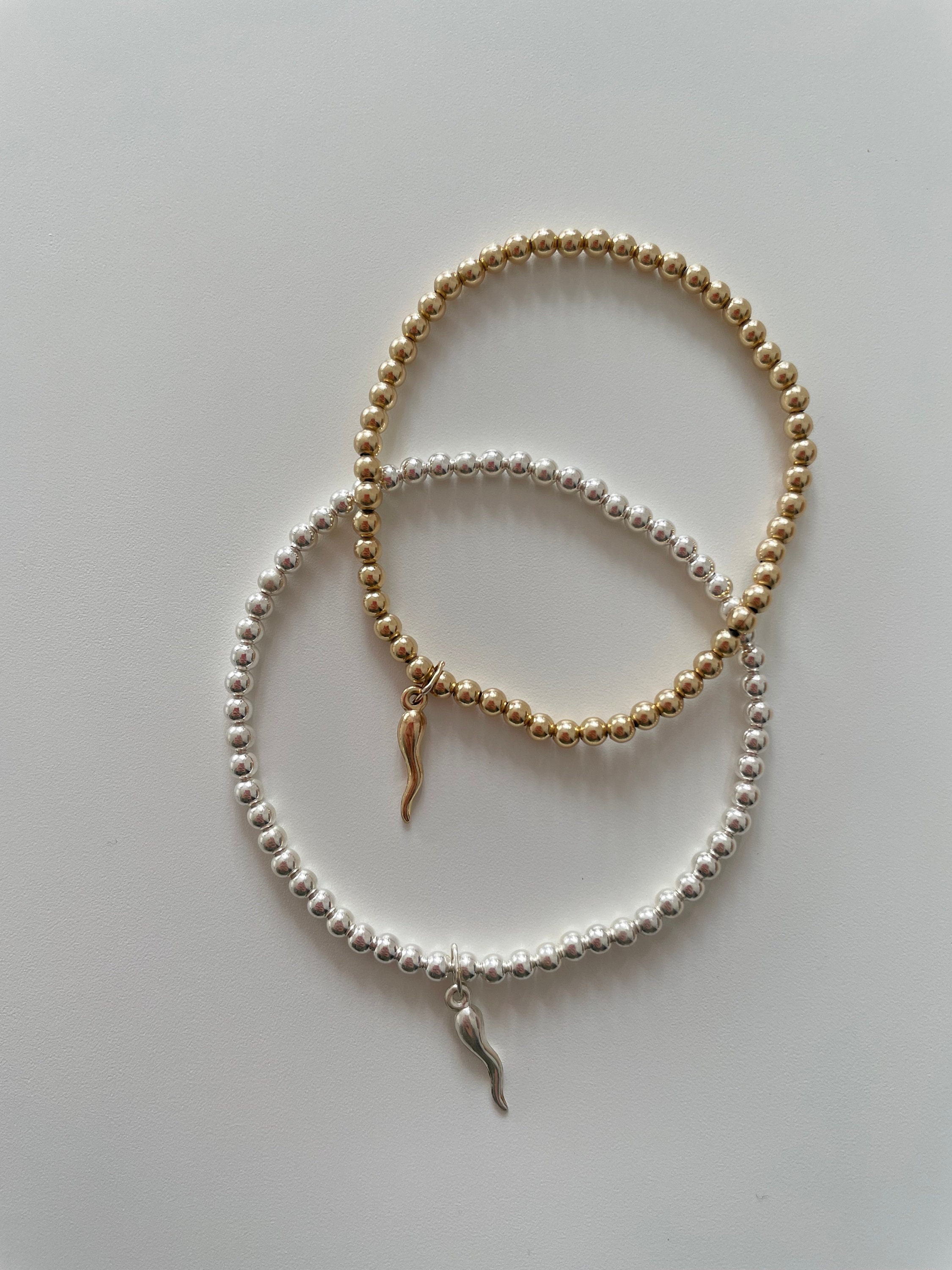 Cornicello Bracelet Italian Horn Bracelet Gold Italian - Etsy