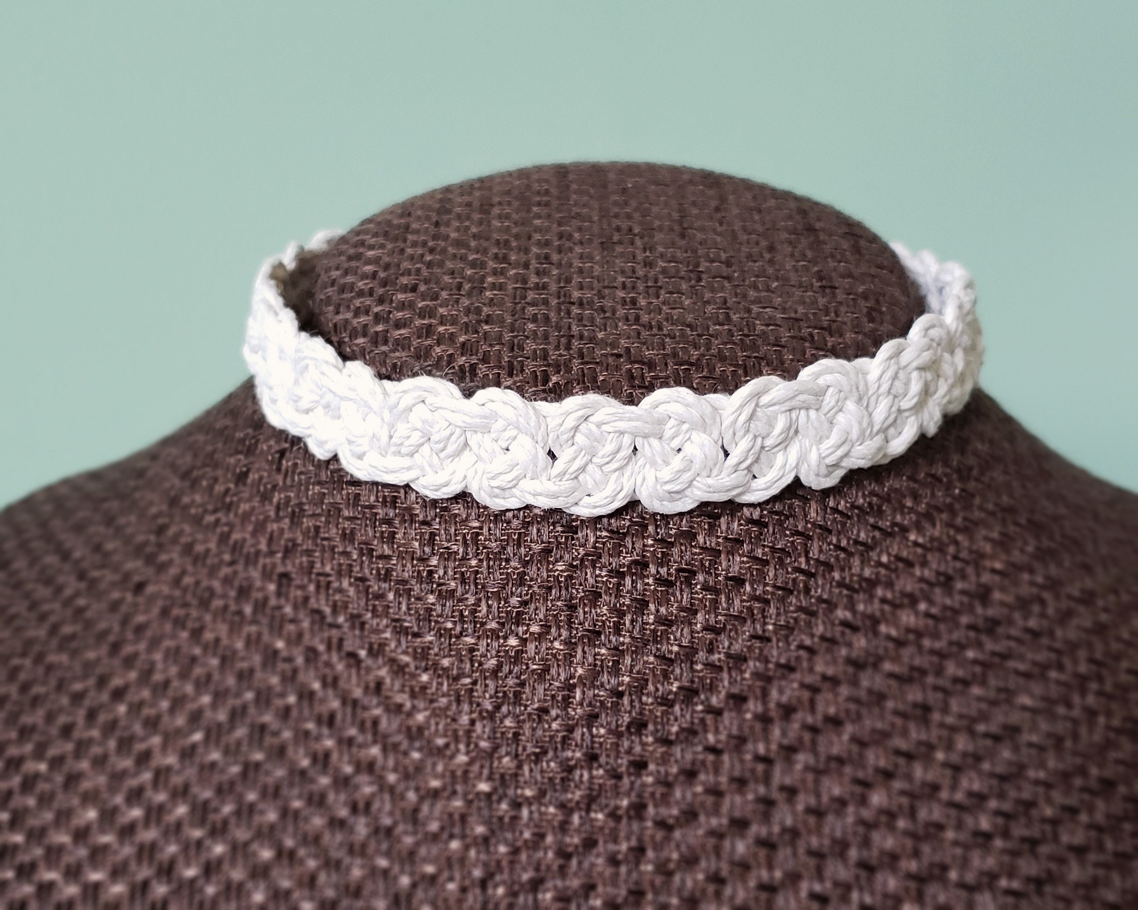 Natural Hemp Choker - Multiple Color Options - Etsy