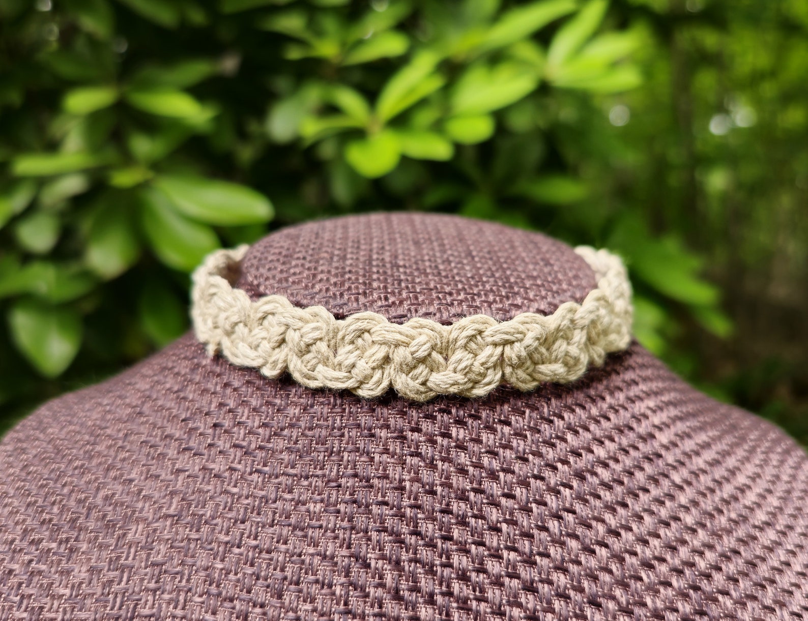 Natural Hemp Choker - Multiple Color Options - Etsy