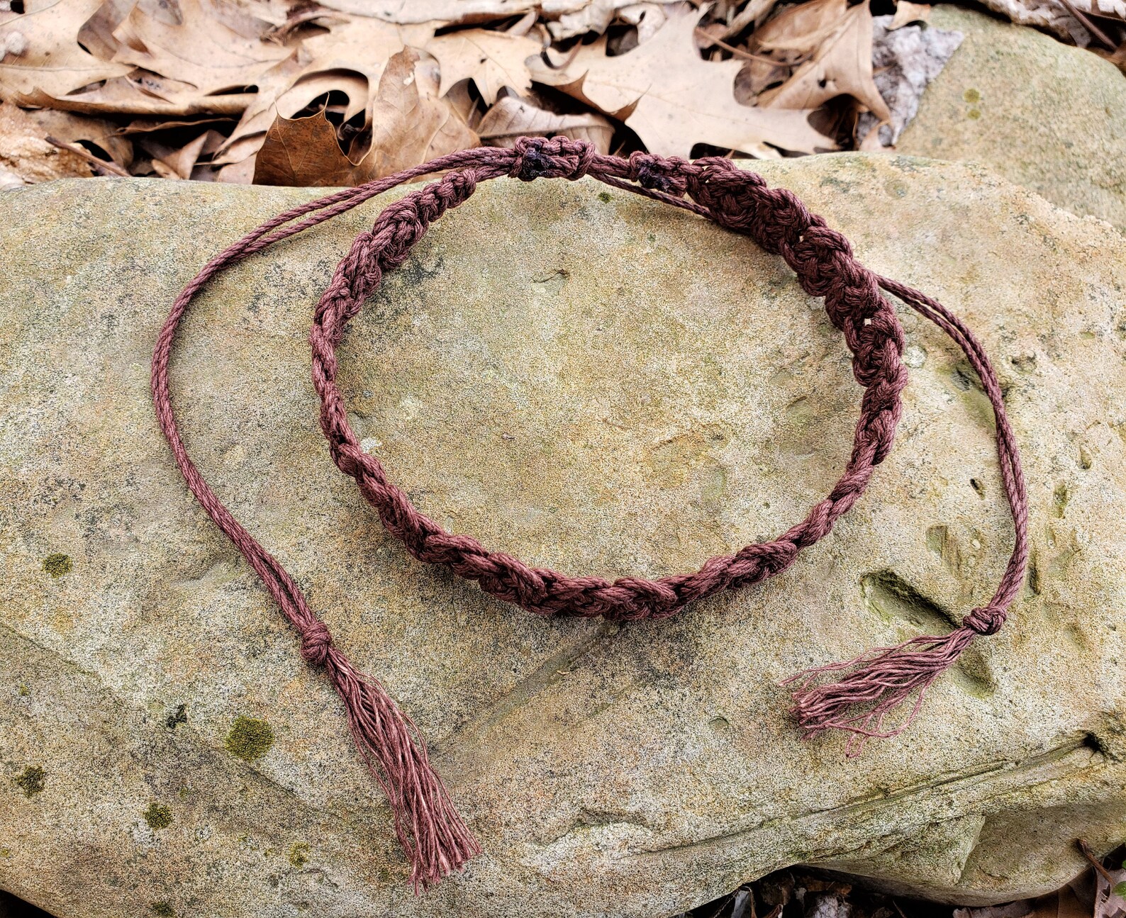 Natural Hemp Choker Multiple Color Options - Etsy