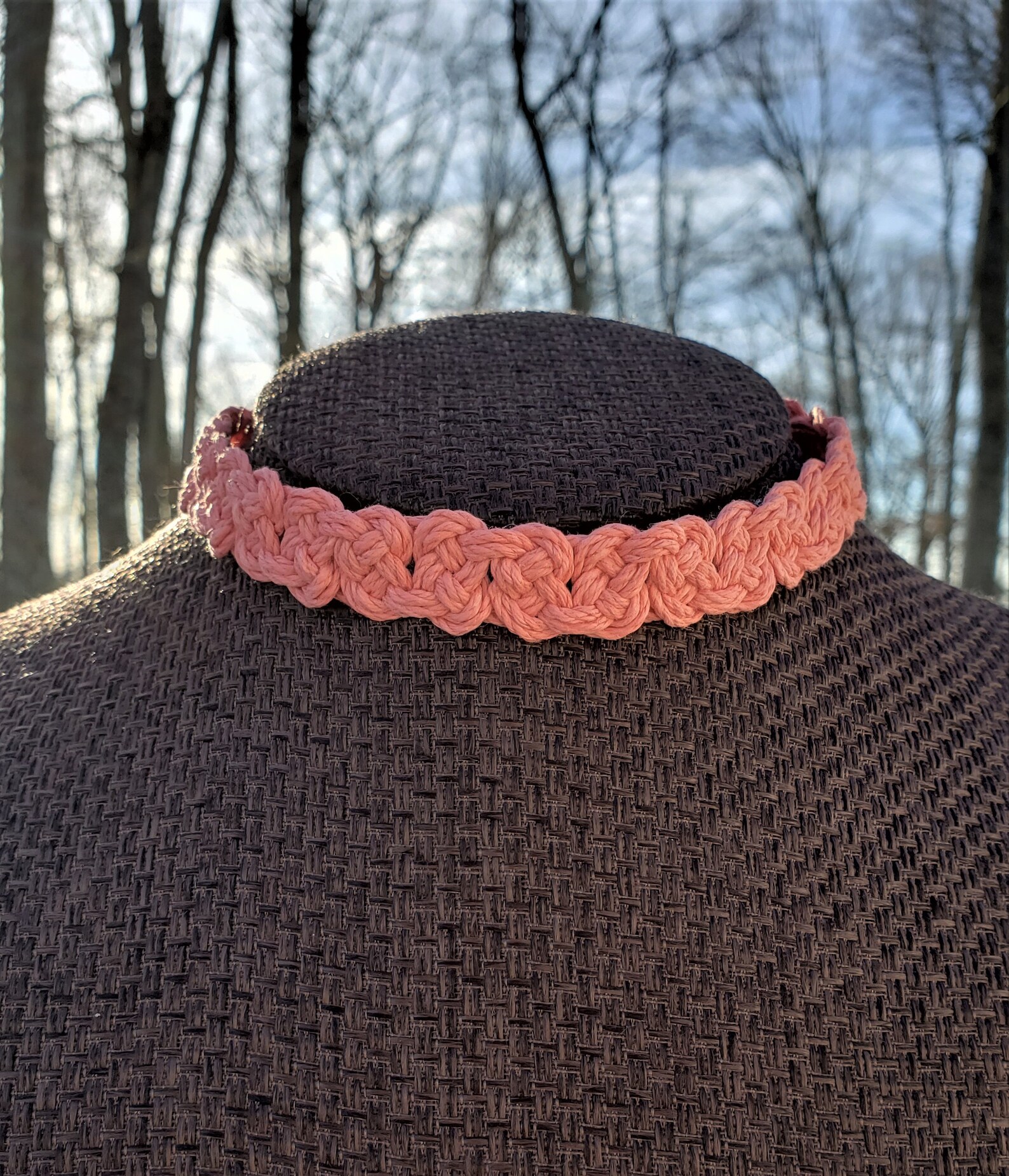 Natural Hemp Choker Multiple Color Options - Etsy