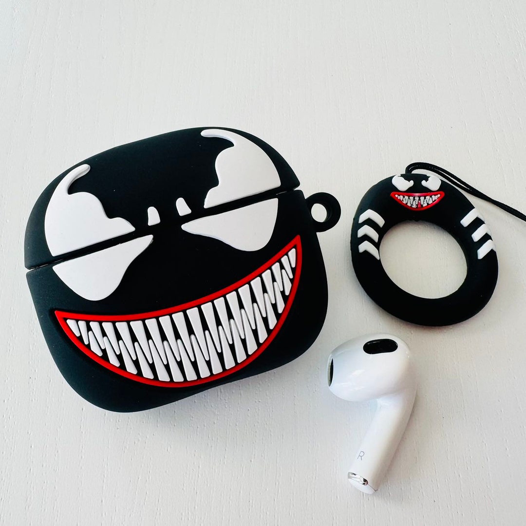 Apple Airpods 3 Case Venom Black Alien Silicone Earphone Cover - Etsy