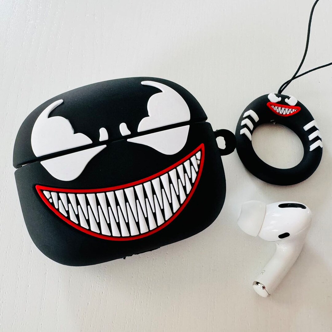 Apple Airpods Pro Case Venom Black Alien Silicone Earphone - Etsy
