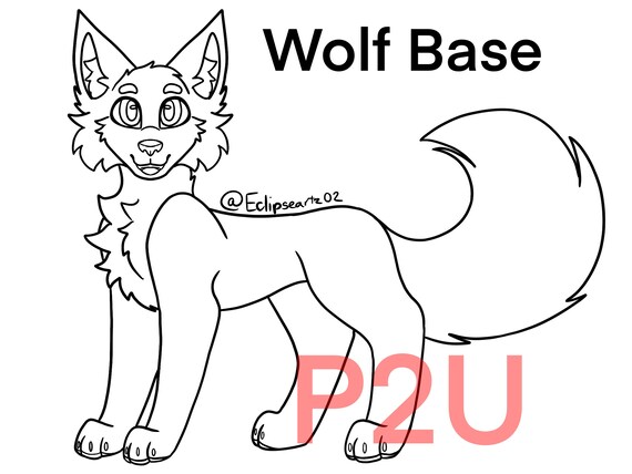 Cartoon Wolf Base