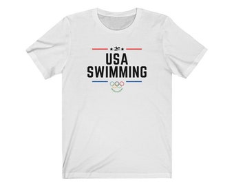 Usa Swimming Shirt - Etsy