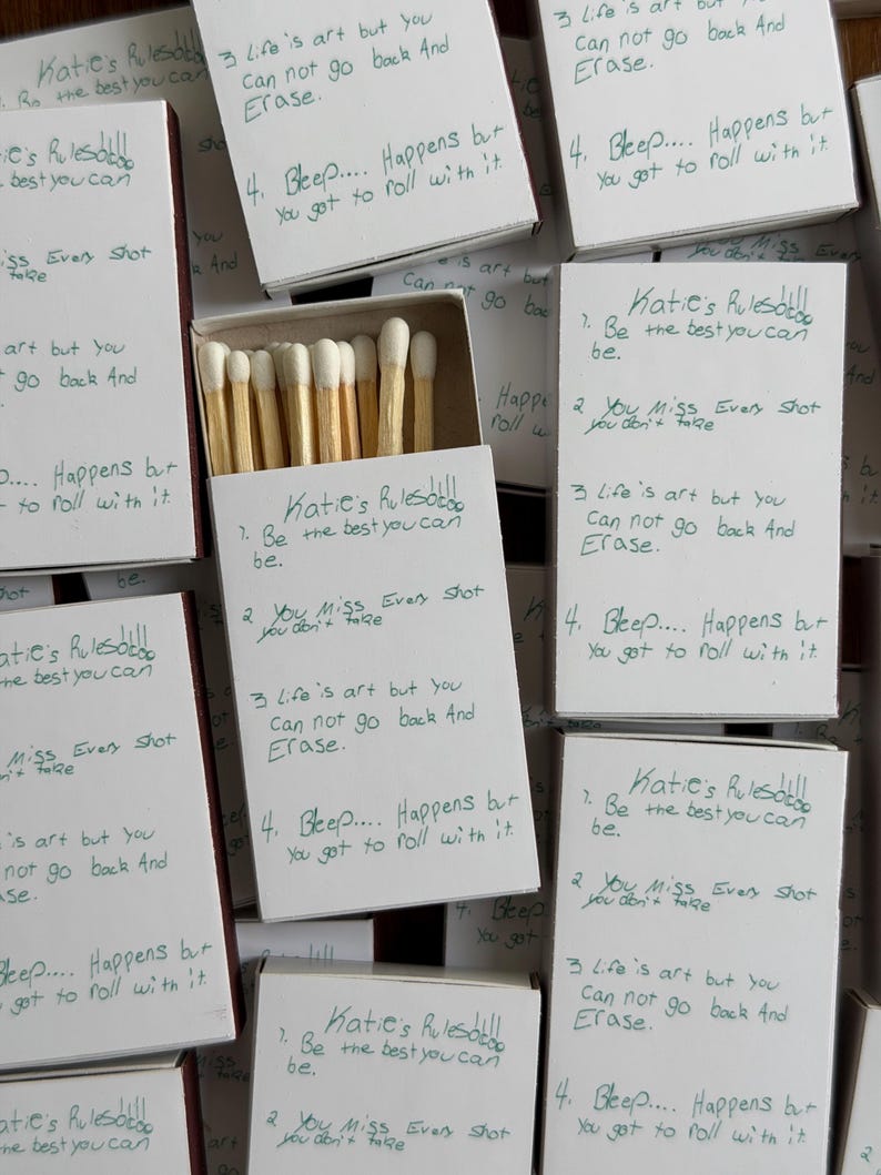 Custom Handwriting Matchbox – Turn Your Note Into a Unique Keepsake ...