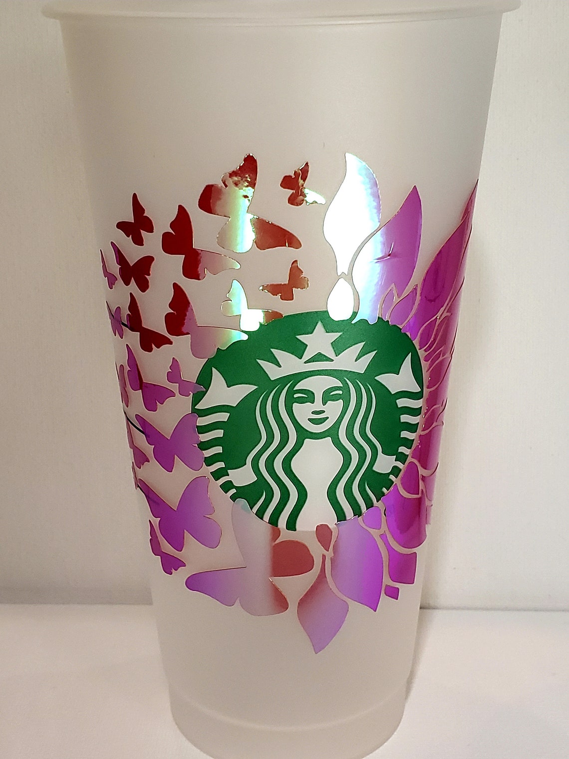 Starbucks Custom Butterfly Cup Purple - Etsy