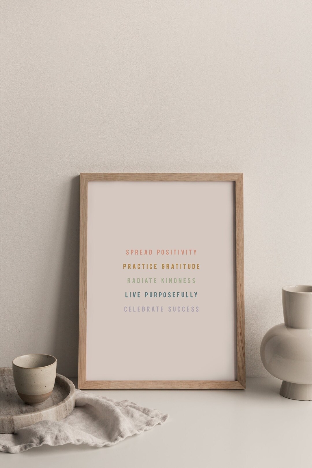 Friendly Reminders Print | Boho Wall Art | Boho Art Print - Etsy