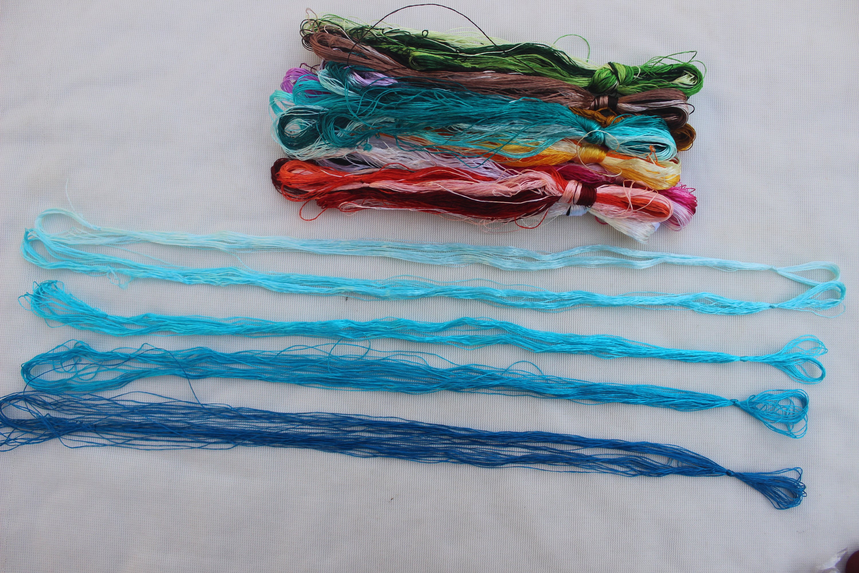 Silk Thread Packs 100 Colors Chinese Suzhou Embroidery Mulberry Silk ...