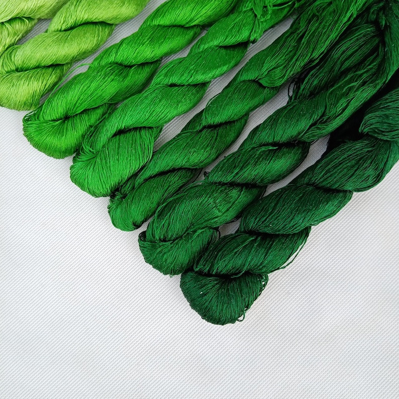 Silk Thread Packs/8 Skeins Chinese Suzhou Embroidery Real Mulberry Silk ...