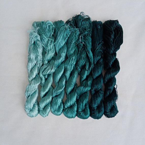 Silk Thread Packs/7 Skeins Chinese Suzhou Embroidery Real | Etsy