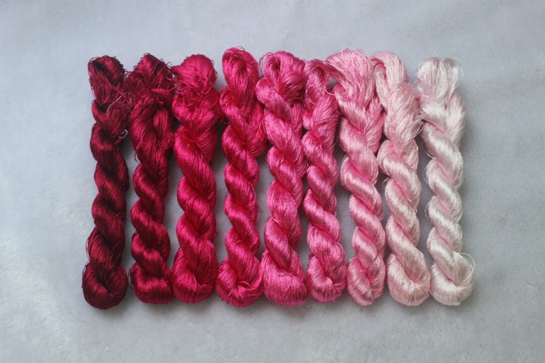 Silk Thread | Embroidery Silk Floss | 9 Skeins Suzhou Embroidery ...