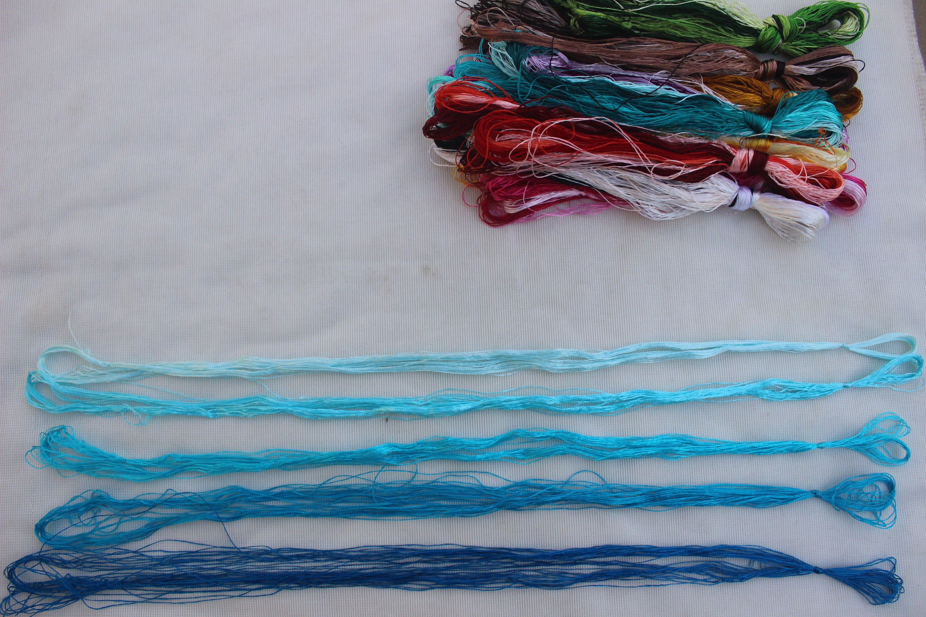 Silk Thread Packs 100 Colors Chinese Suzhou Embroidery Mulberry Silk ...