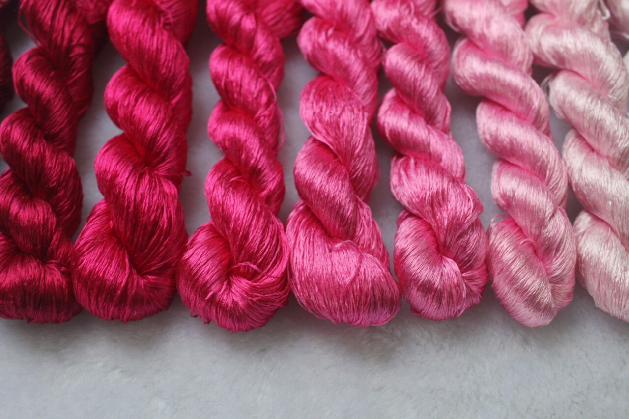 Silk Thread | Embroidery Silk Floss | 9 Skeins Suzhou Embroidery ...