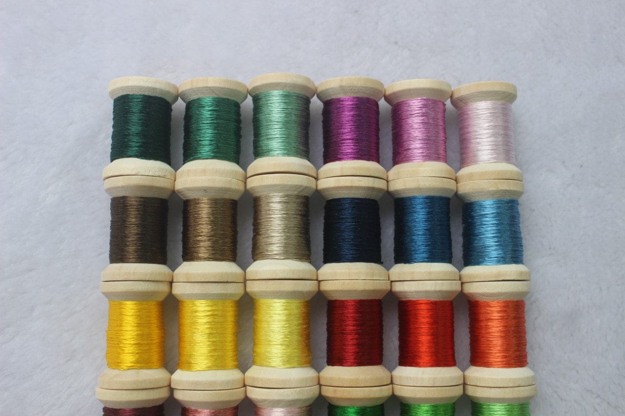 30 Spools Colors Most Commonly Used Hand-dyed Pure Natural - Etsy