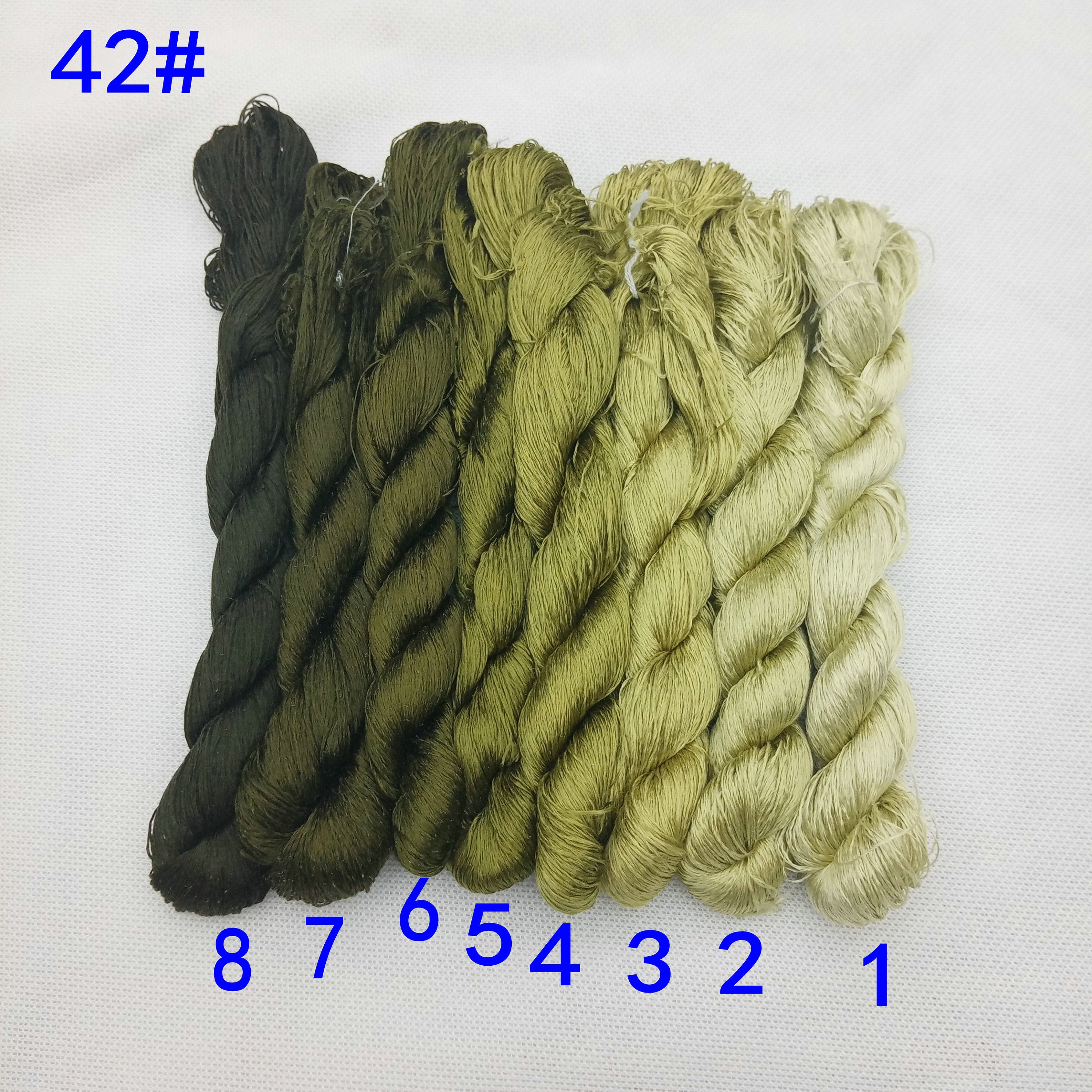 Chinese Silk Thread 8 Skeins Chinese Suzhou Embroidery Real - Etsy UK