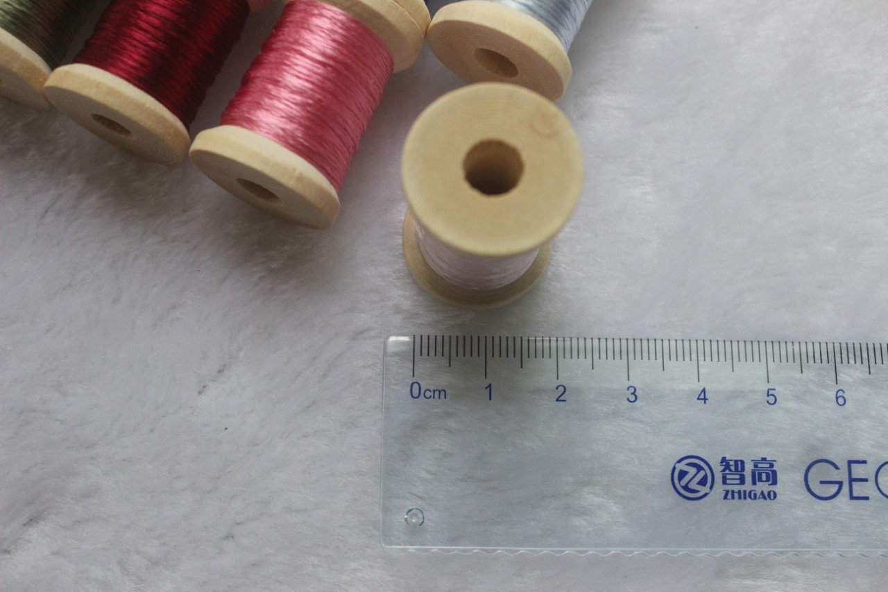 30 Spools Colors Most Commonly Used Hand-dyed Pure Natural - Etsy