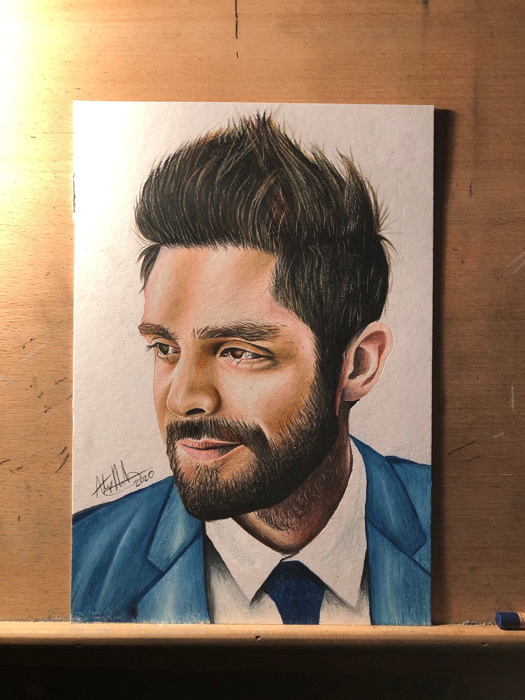 Thomas Rhett Portrait Colored Pencil - Etsy