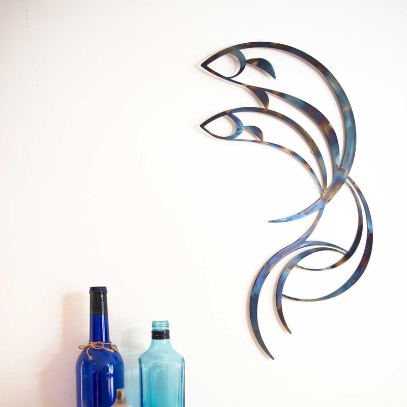 Metal Fish Art - Etsy
