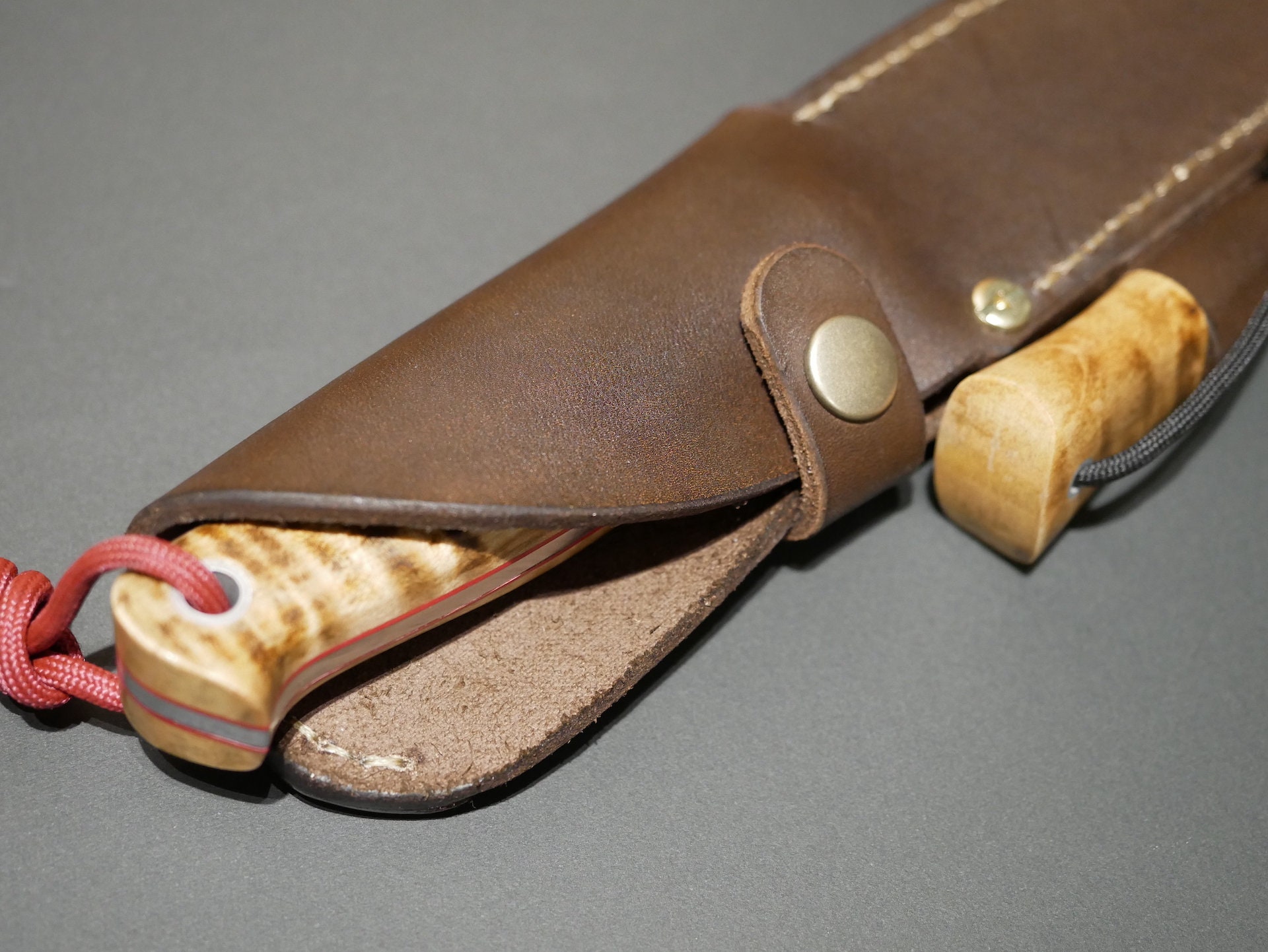 Leather Sheath 3 for Bushcraft Knives With Firesteel Holder | Etsy