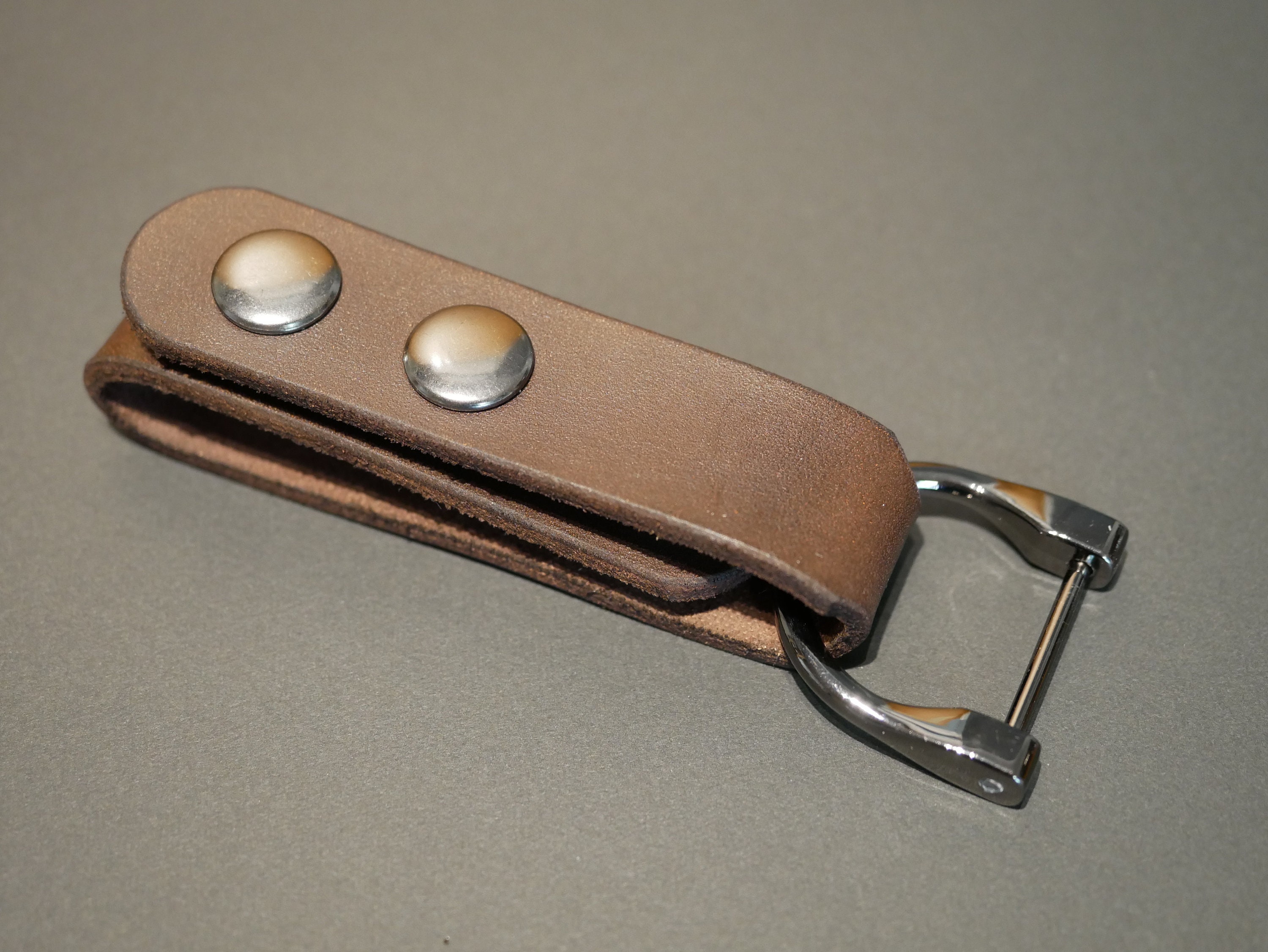 Triple Hook Belt Loop With D-shape Ring / Dark Brown - Etsy