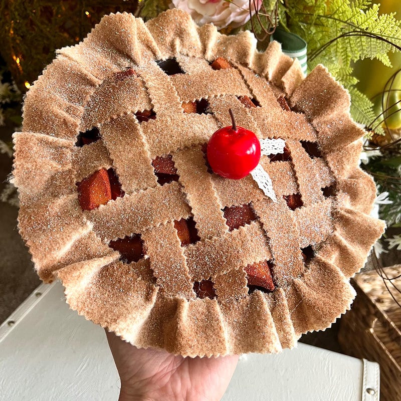 Artificial Apple Pie - Etsy