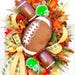 Football Party Team Season Fall Large Autumn Door Wreath Swag - Etsy