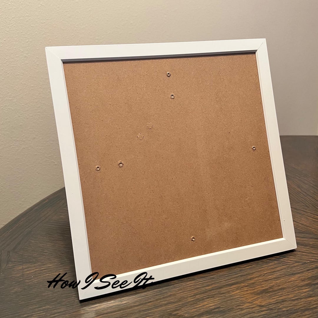 10x10 White Frame for Wreath Signs - Etsy