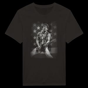 Bruce Springsteen Dark Black Shirt - Bruce Springsteen Inspired Vintage ...