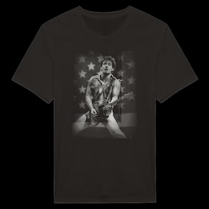 Bruce Springsteen Dark Black Shirt - Bruce Springsteen Inspired Vintage ...