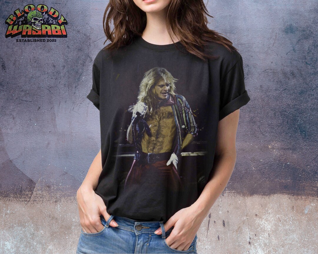 DLR David Lee Roth Dark Black Retro 80s T-shirt - Etsy