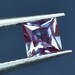 Alexandrite Loose Gemstone,lab Creation Faceted Princess Cut Multi ...