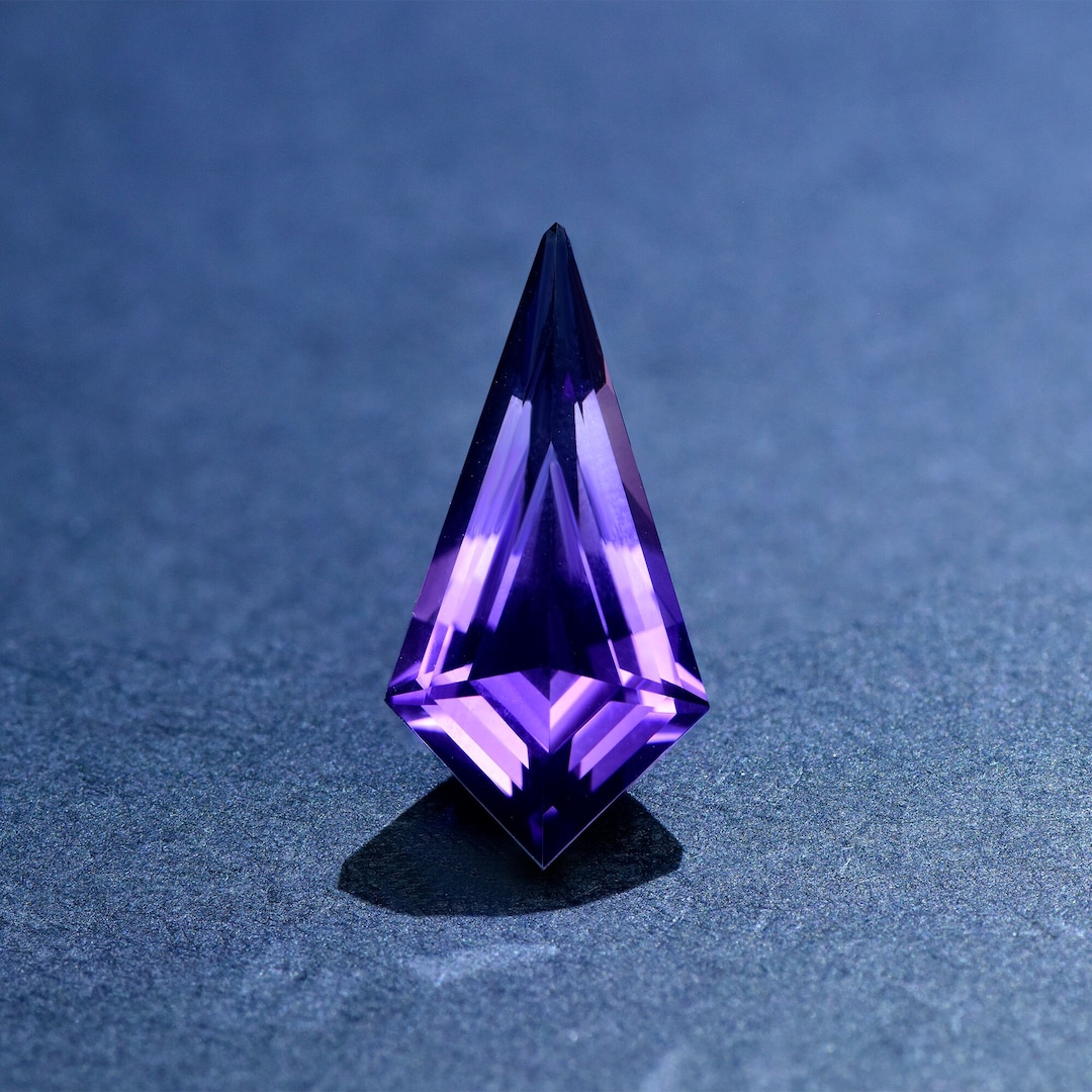 Unique Kite Cut Amethyst Loose Stone,purple Crystal Loose Gemstone,for ...