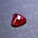 Pigeon Blood Red Ruby Loose Stone,lab Created Faceted Heart Shape ...