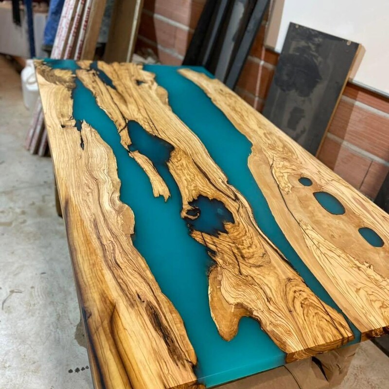 Epoxy River Table - Etsy