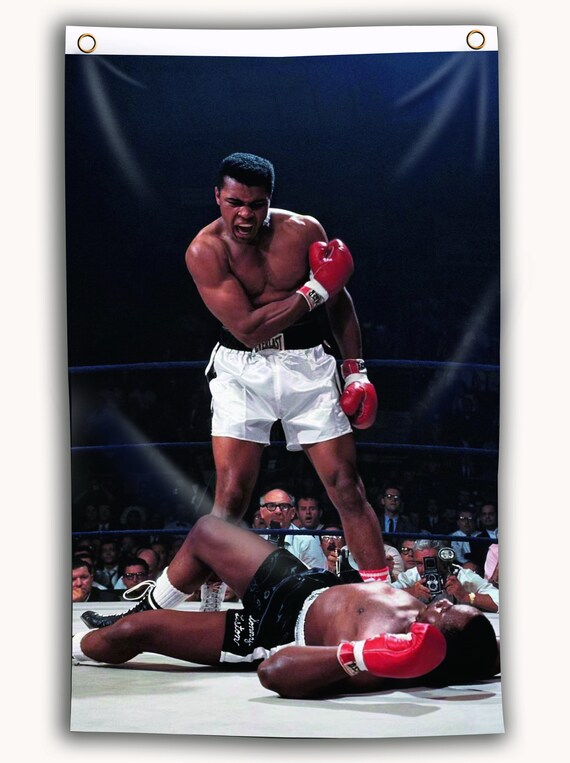 Muhammad Ali Motivational Banner 3x5 Ft Knock Out Punch Boxing | Etsy