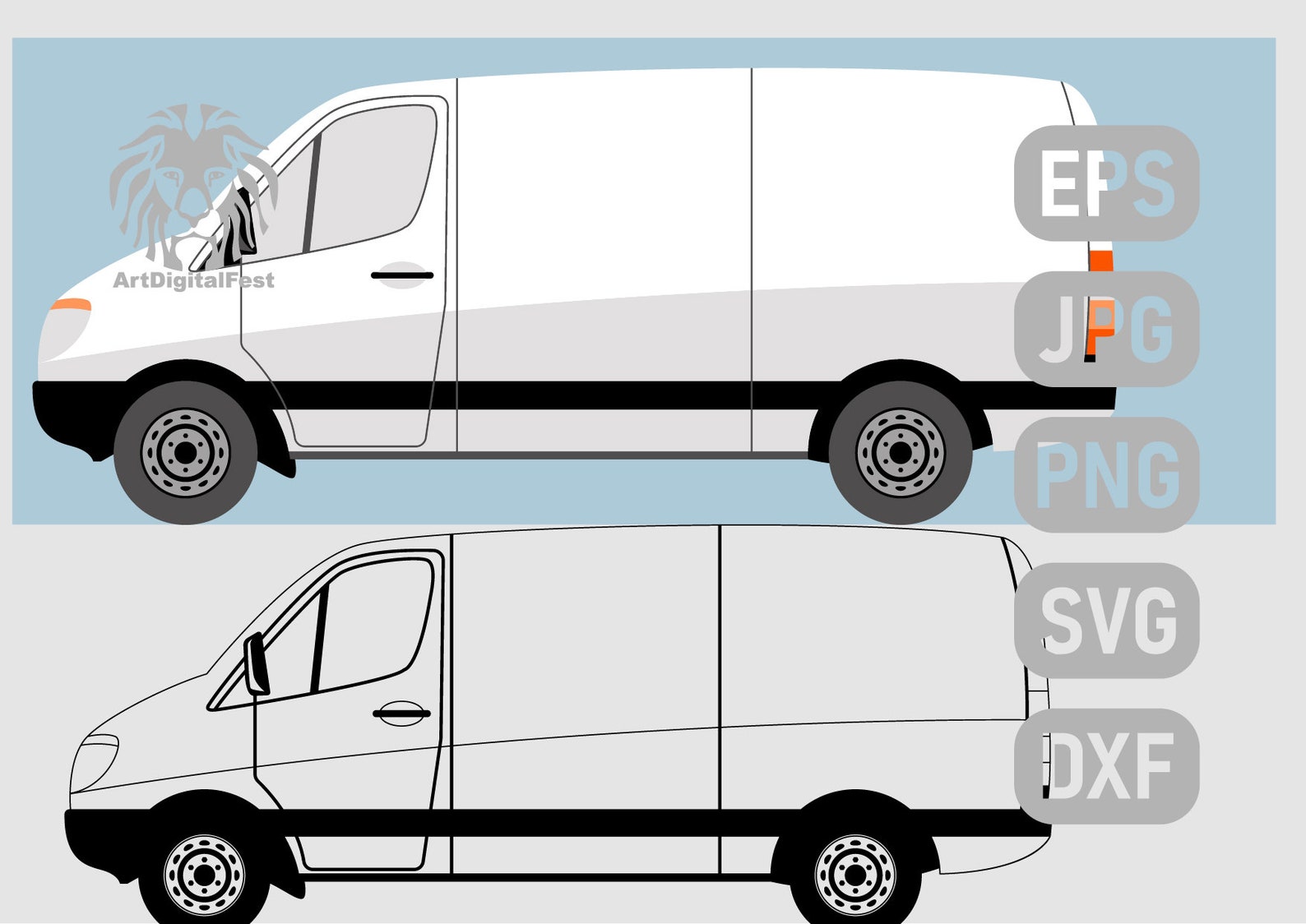 Big White Van Svg Ukraine - Etsy