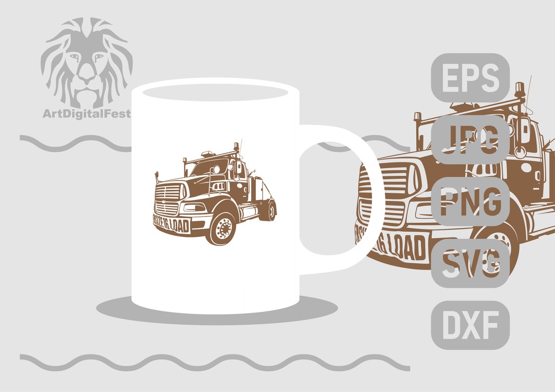 American Toter Truck Move Home Svg Dxf Eps Ai Usa - Etsy
