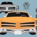 Classic American Yellow Car Svg - Etsy