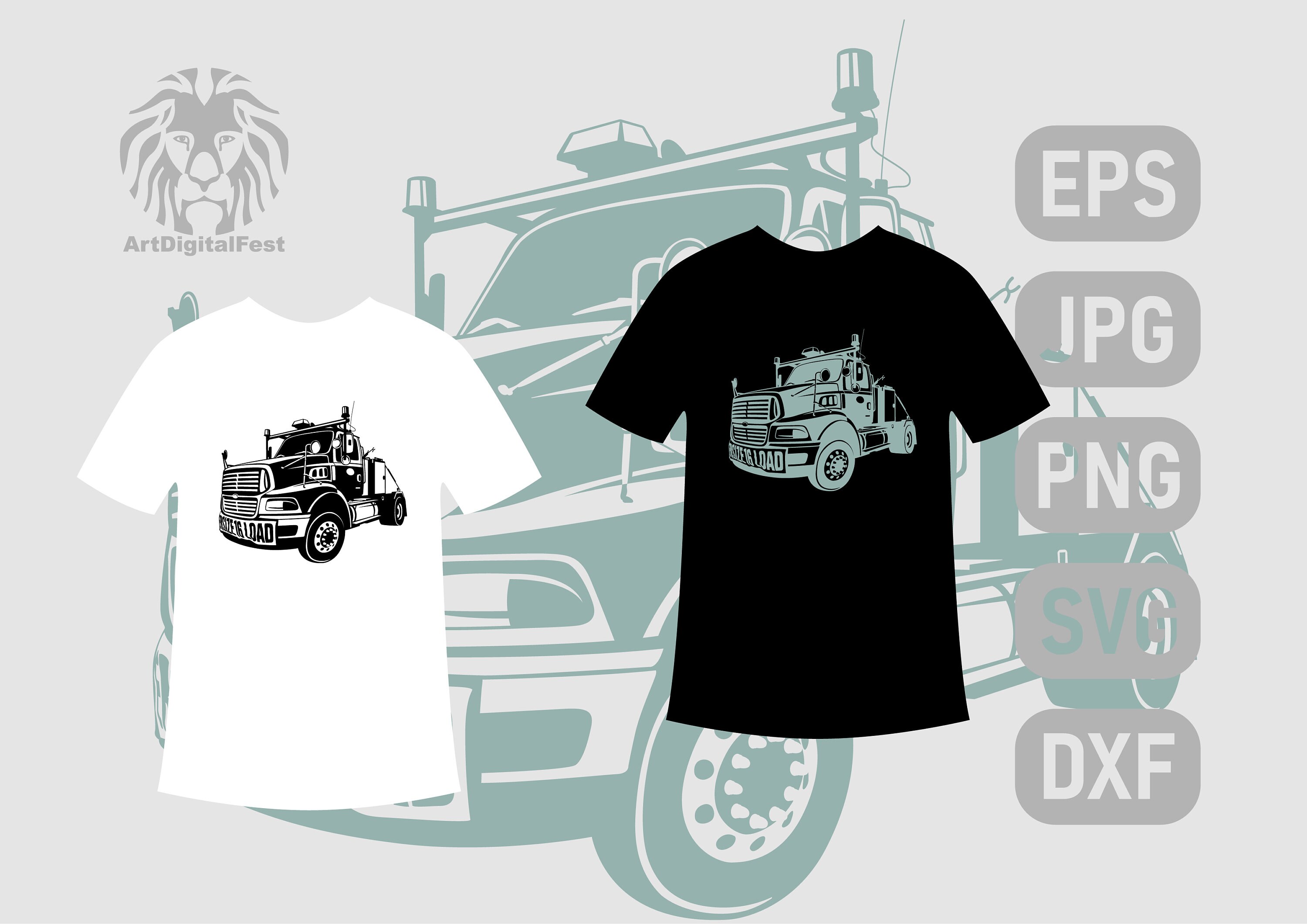 American Toter Truck Move Home Svg Dxf Eps Ai Usa - Etsy