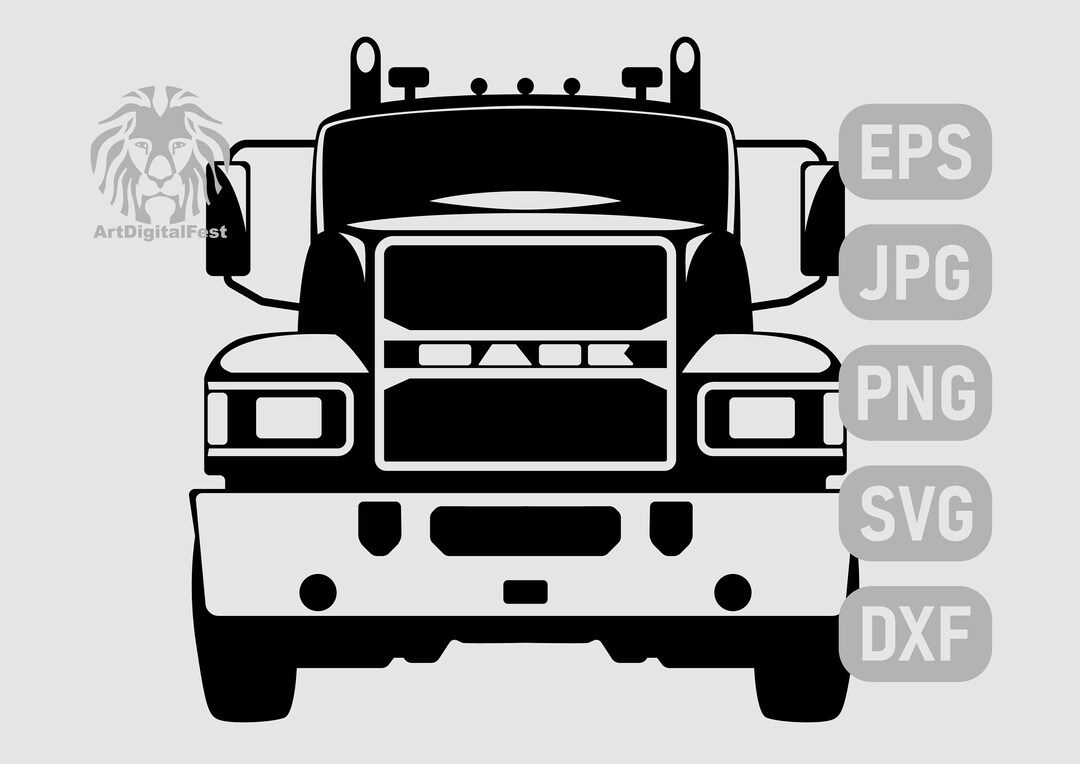 Semi Truck Driver Trucker Big Rigg Svg Ukraine - Etsy