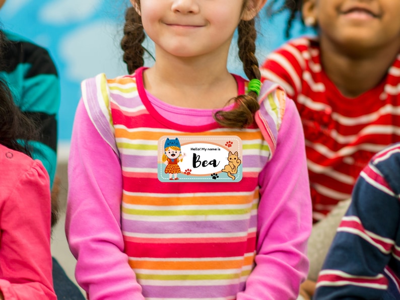 Editable Design Template Cute Vintage Download Preschool Classroom Name ...